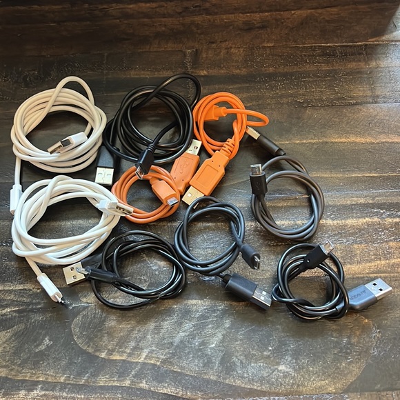 Cell Phones & Accessories | Usb To Micro Chargers Nine Chargers Varied ...